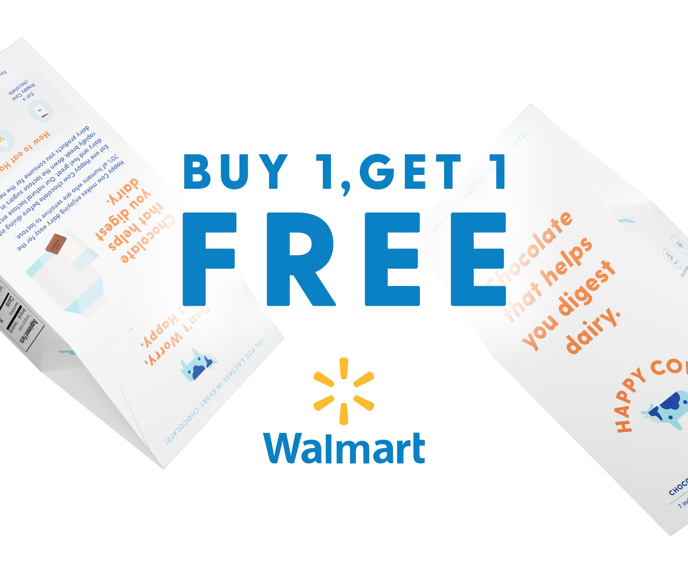 Happy Cow · Fast-Acting Chocolate Lactase Supplement